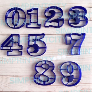 Number Cookie Cutters - Etsy
