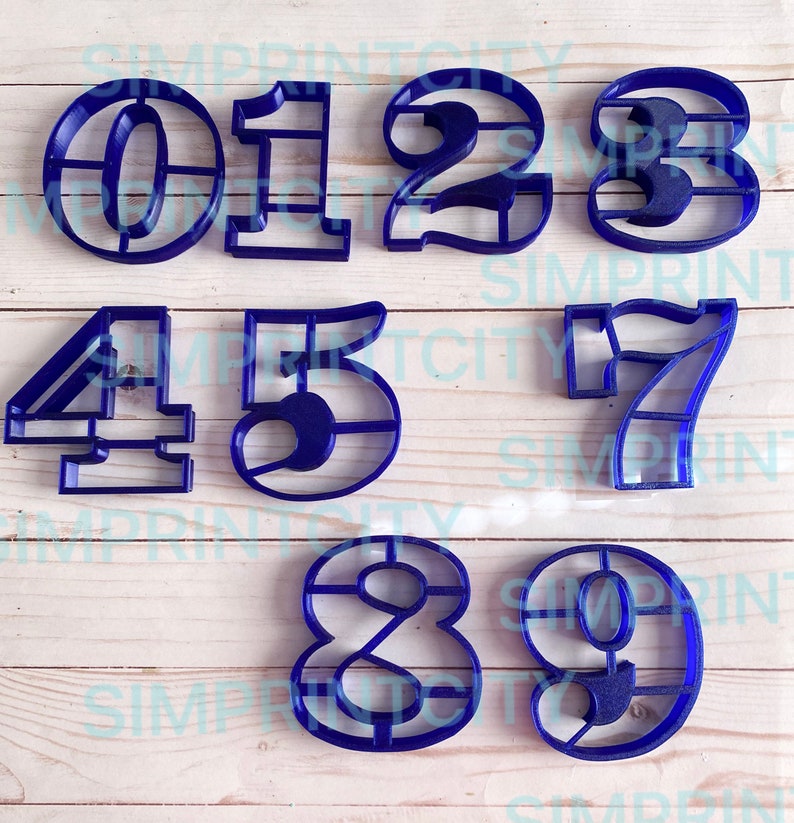 Number Cookie Cutters - Etsy