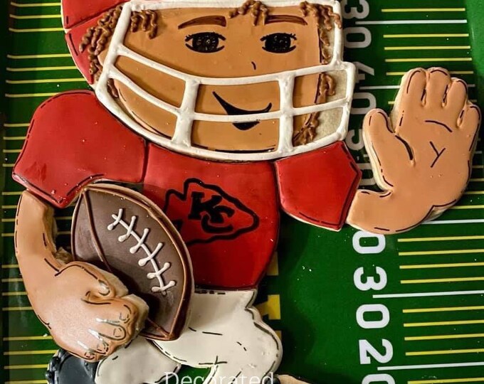 Football Player Cutter Set - Etsy