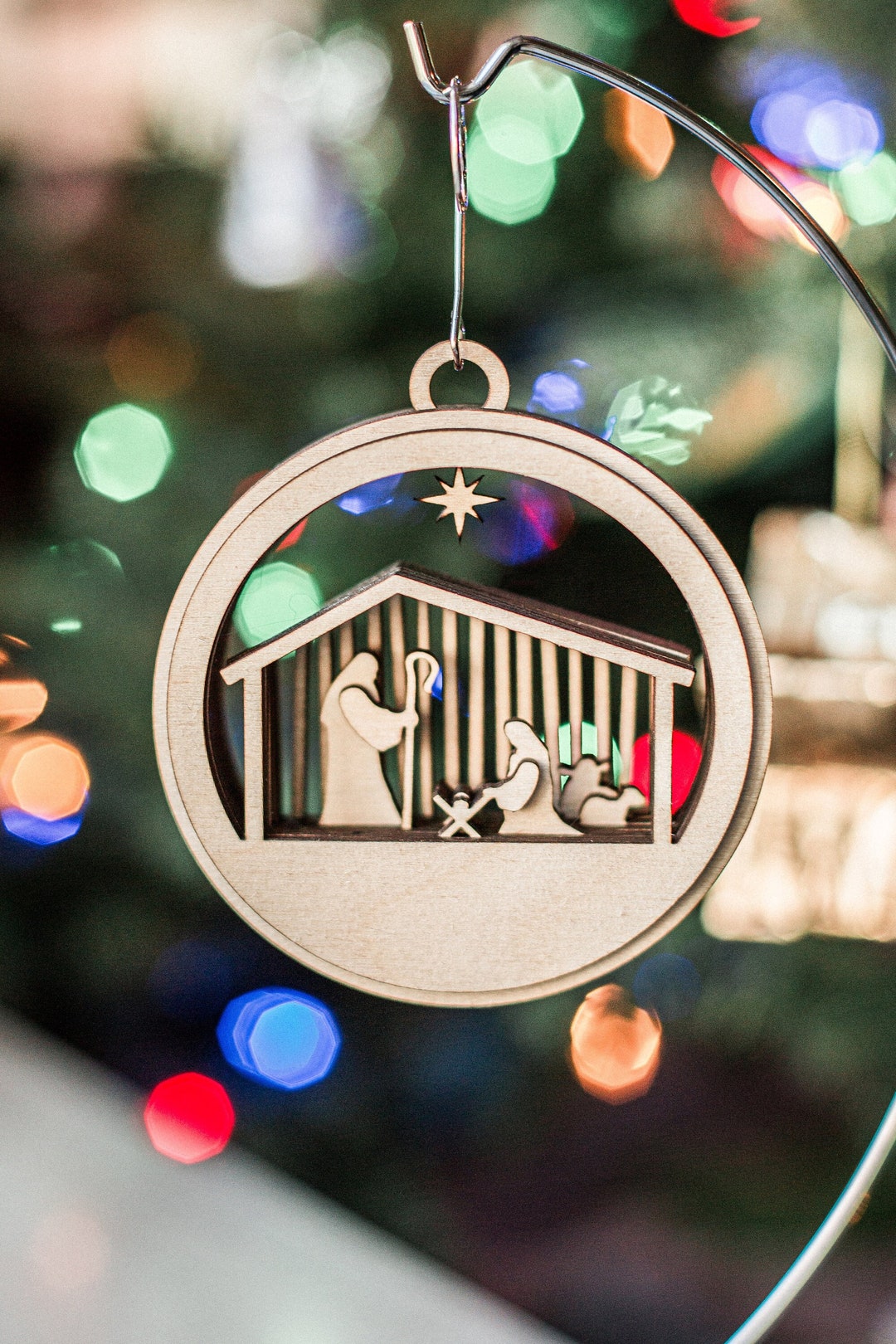 Layered Nativity Ornament FILE - DIGITAL DOWNLOAD - Etsy