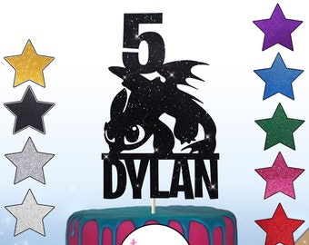 Toothless Birthday Cake Topper - Etsy UK