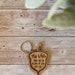 Personalised Teacher Student Acorn Shape Wooden Keyrings Any Name ...