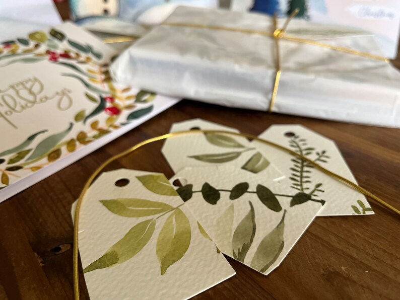 Hand Painted Gift Tags - Etsy