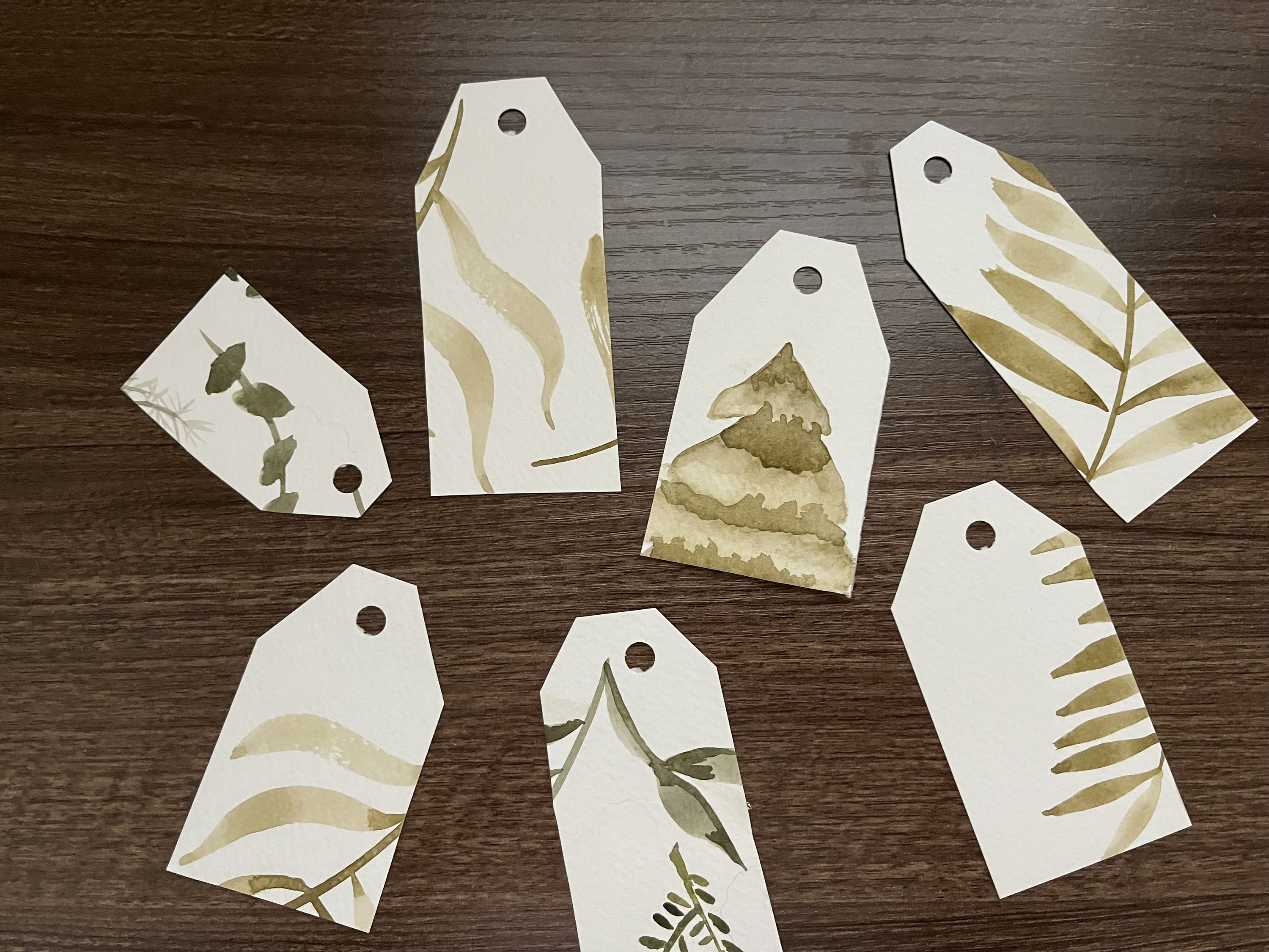 Hand Painted Gift Tags - Etsy