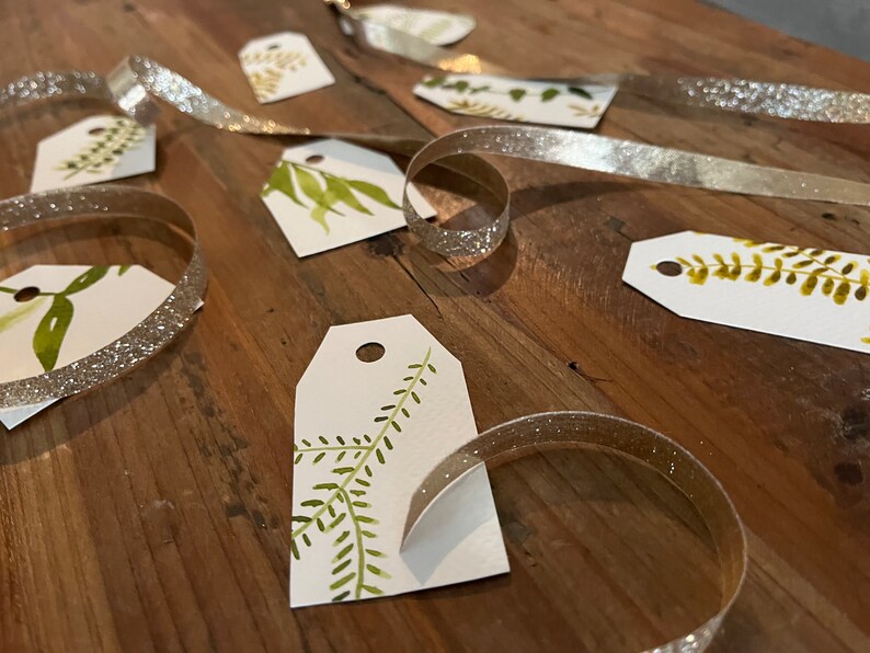 Hand Painted Gift Tags - Etsy