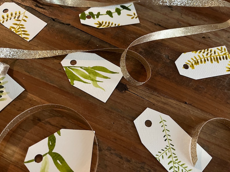 Hand Painted Gift Tags - Etsy
