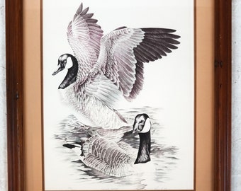 Mark Reece honkers-canada Geese Signed Lithograph - Etsy
