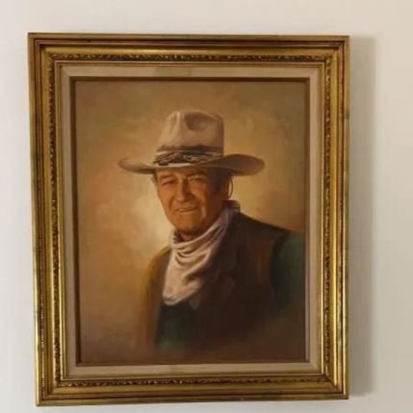 John Wayne Portrait - Etsy