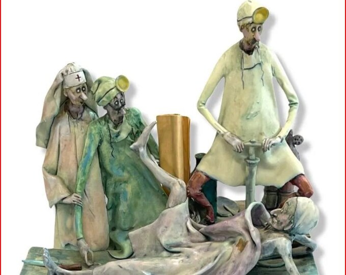 Toni Moretto (1929-2011) Ceramic Porcelain Surgeons Signed - Etsy