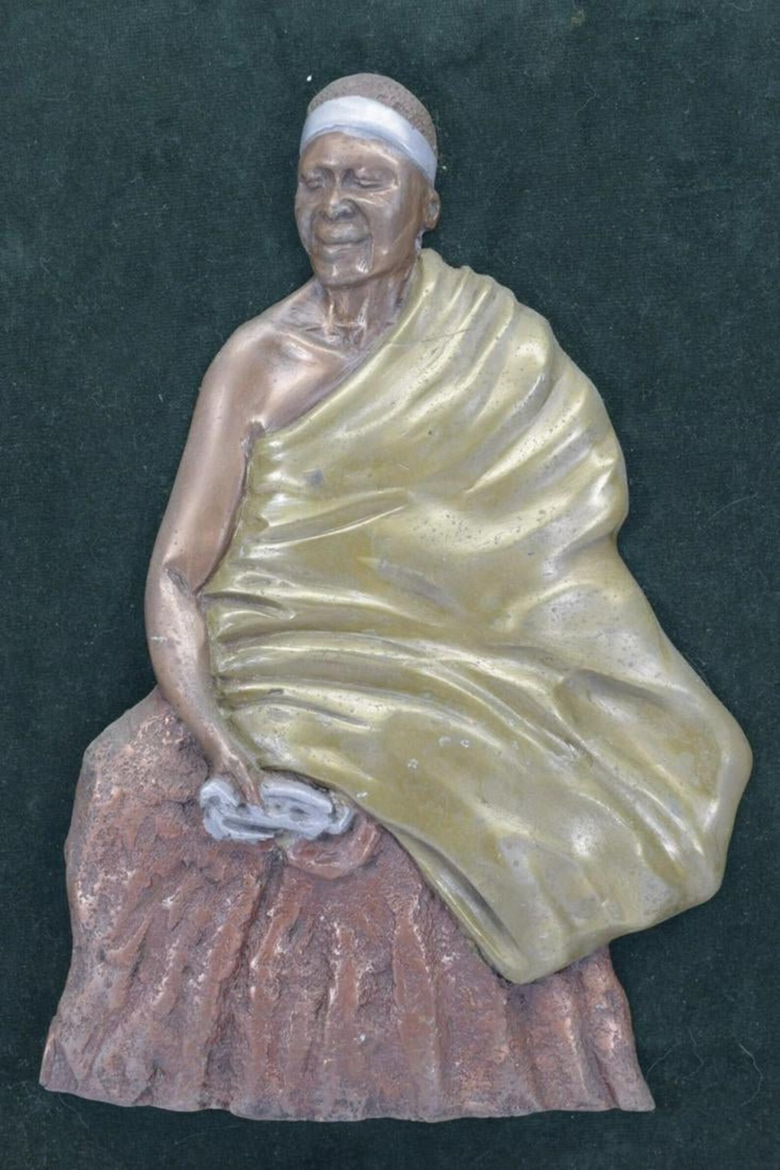 Bronze-nee-owoo Bronze Cast Figural African Wall Art - Etsy
