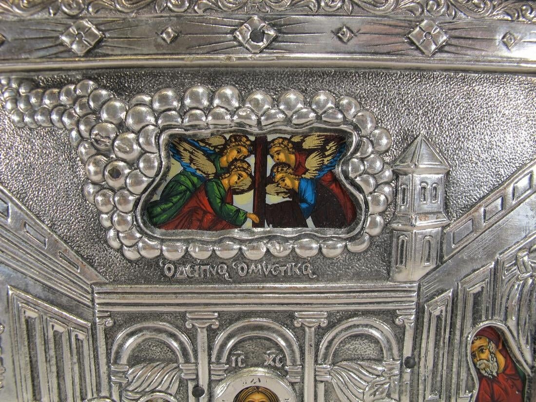 Icon Sterling Silver-precise Copy of Byzantine 925 Sterling Icon by ...