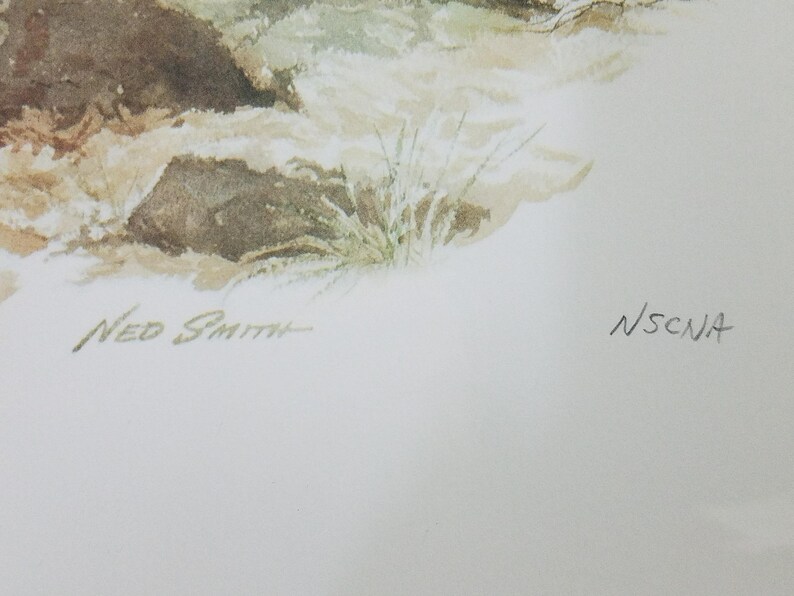 Painting-ned Smith "springtime Grouse" Print - Etsy