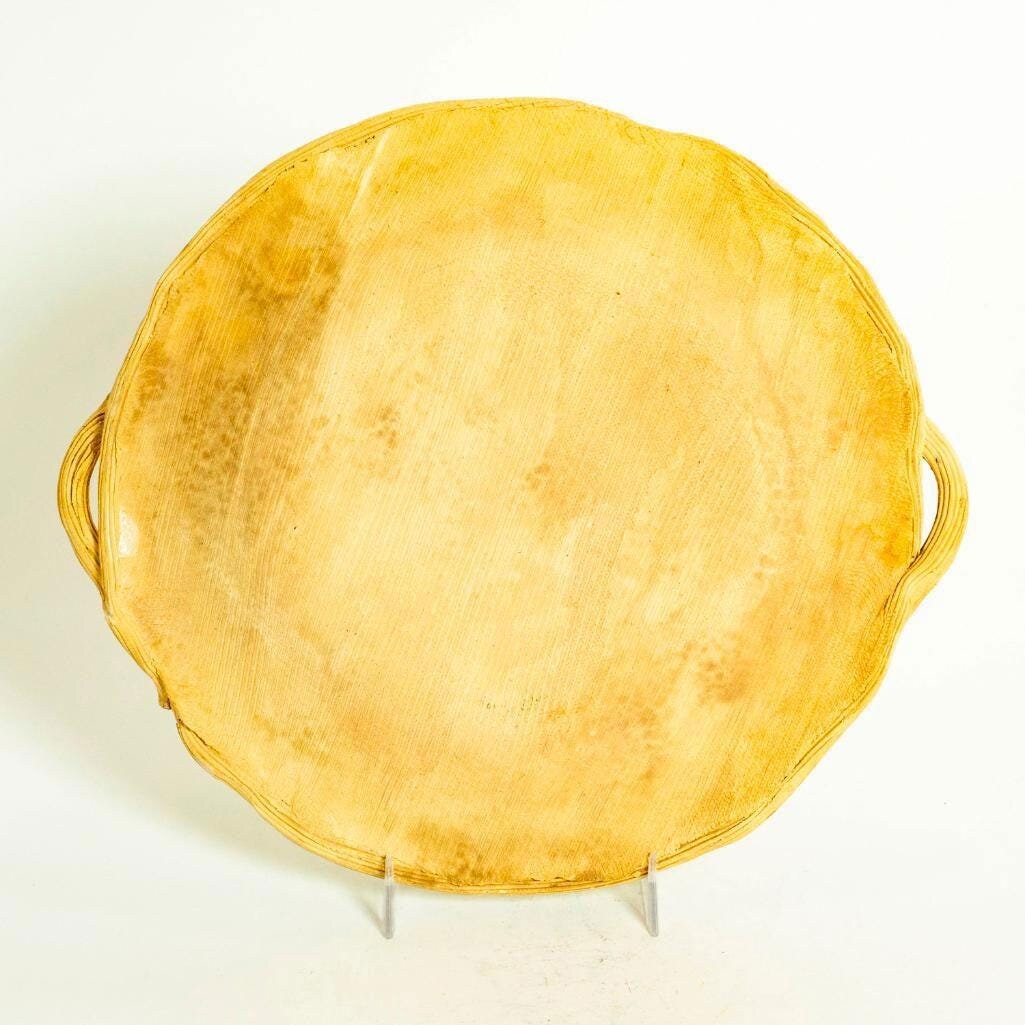 Dishes-3 Brigitte Haag Vine Leaf Pottery Serving Dishes | Etsy