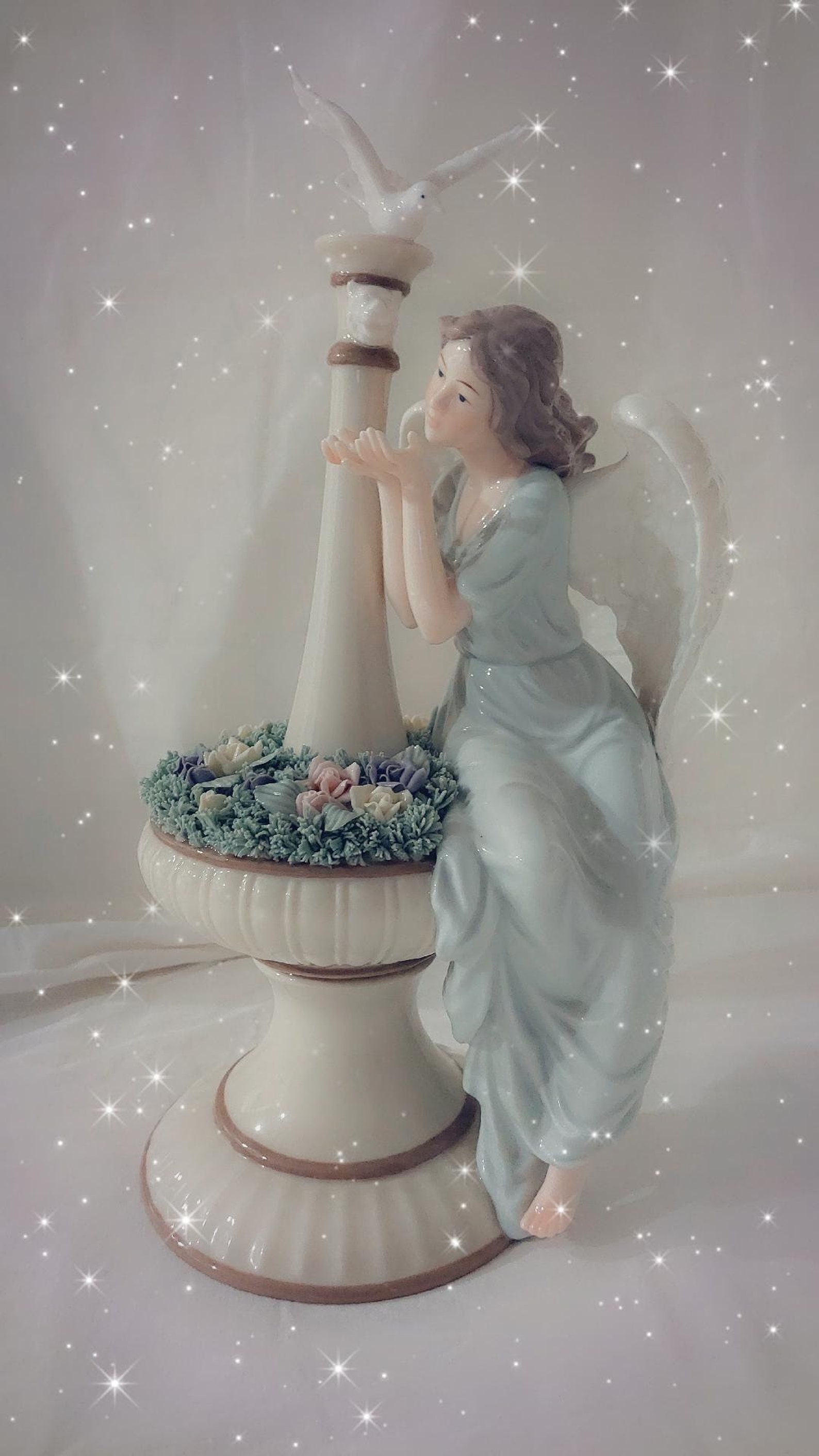 Figurine-large Angel Porcelain Figurine | Etsy
