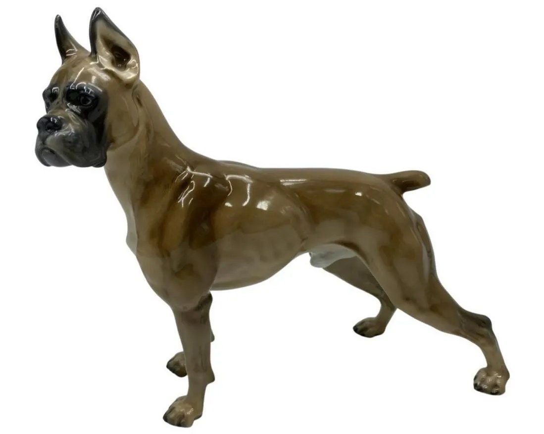 Rosenthal Porcelain Boxer Dog Figure - Etsy
