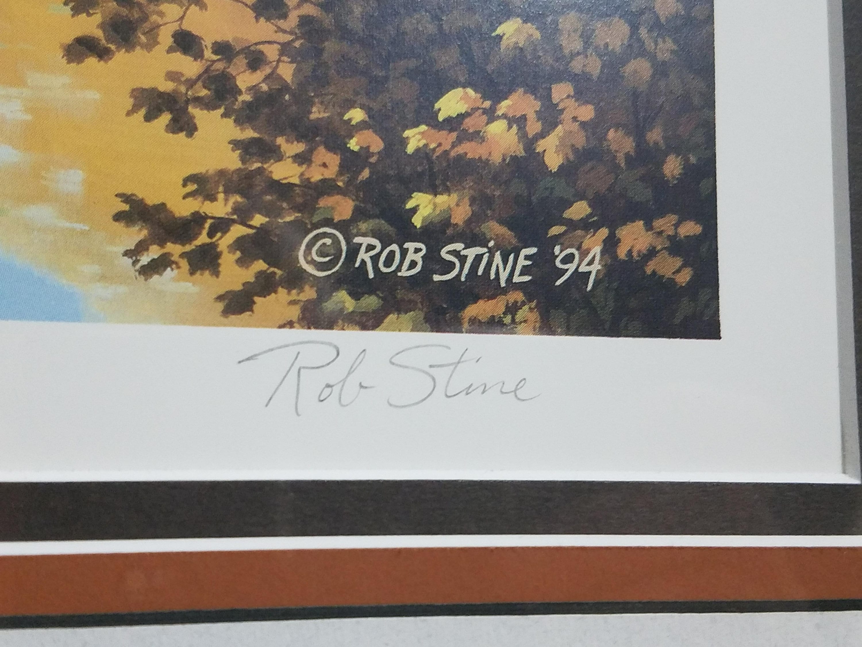 Painting-rob Stein autumn Splendor Print Delaware Canal. - Etsy