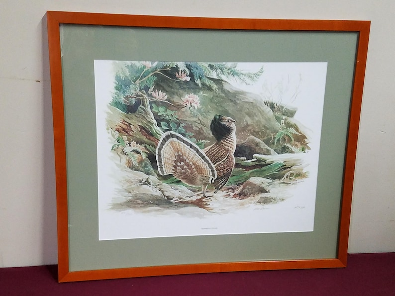 Painting-ned Smith "springtime Grouse" Print - Etsy