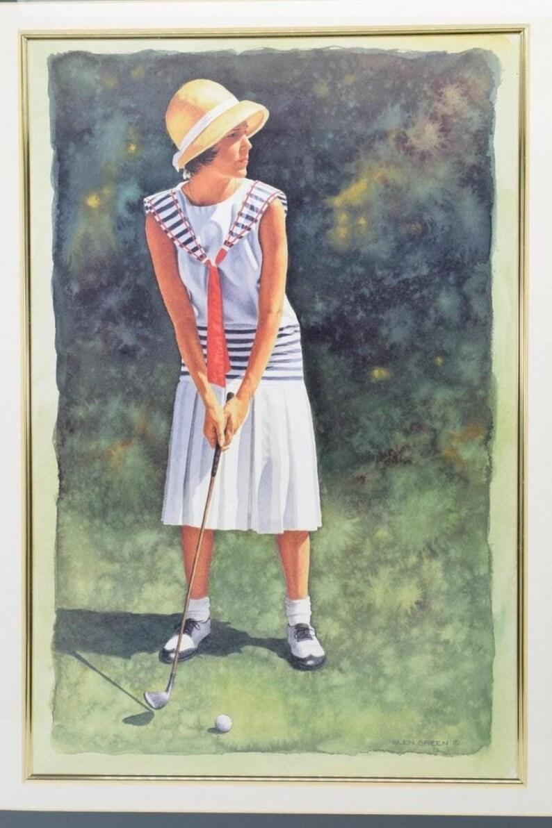 Painting - "the Art of Golf: Pitching Wedge by Glen Green" - Etsy