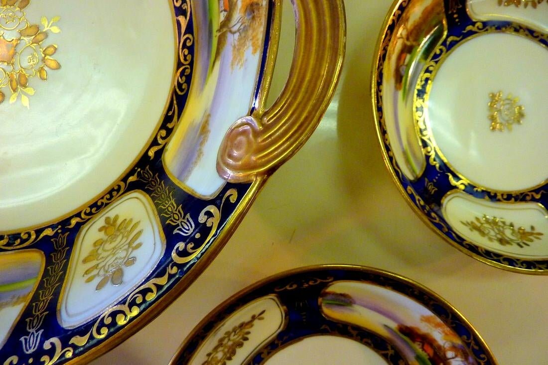 Plates-sevres Style China by Noritake - Etsy