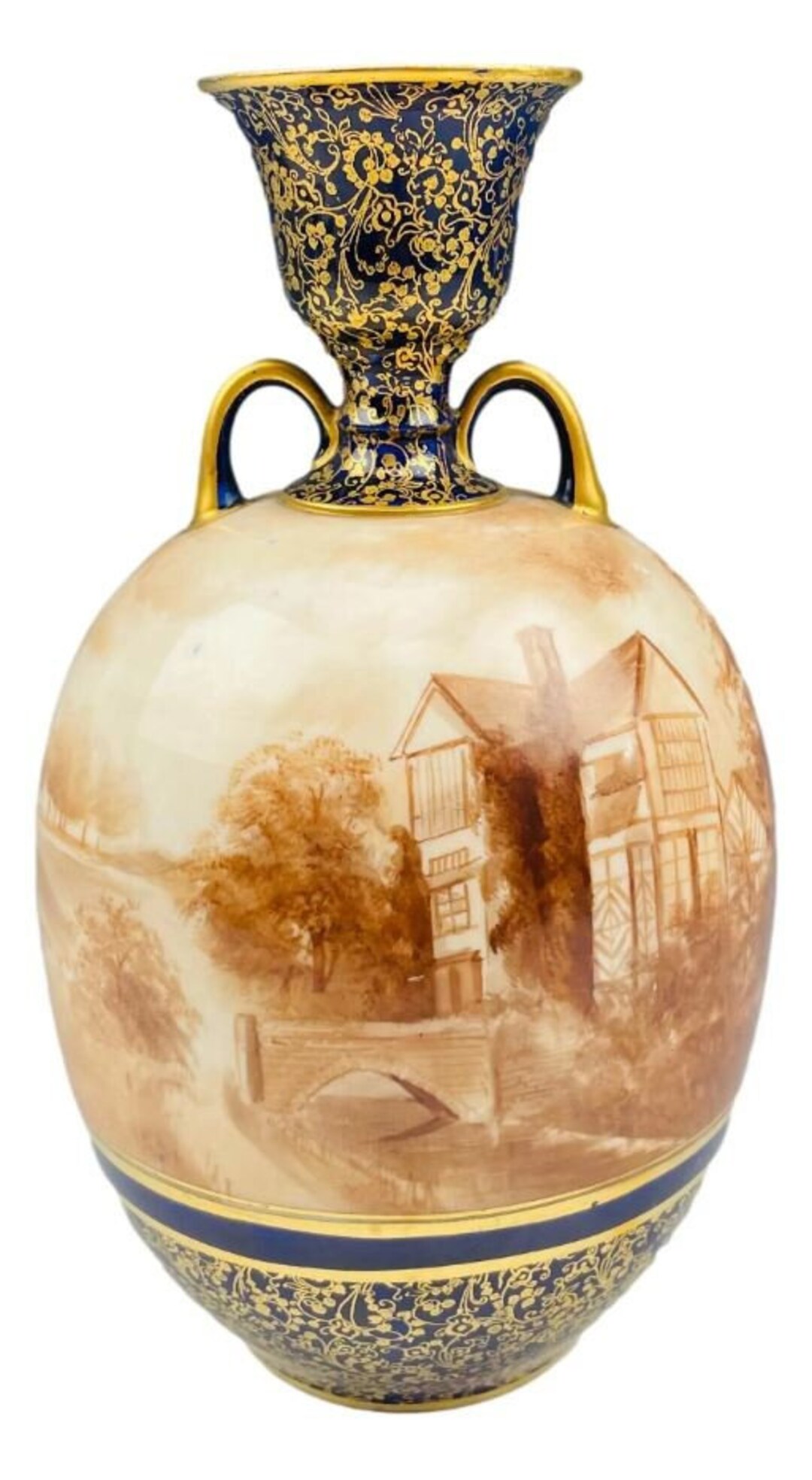 Royal Doulton Porcelain Burslem Vase - Etsy