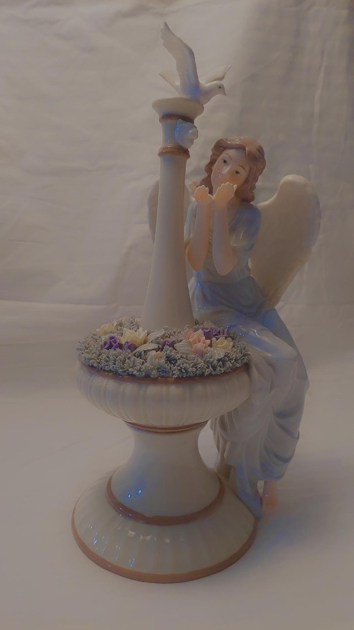 Figurine-large Angel Porcelain Figurine - Etsy