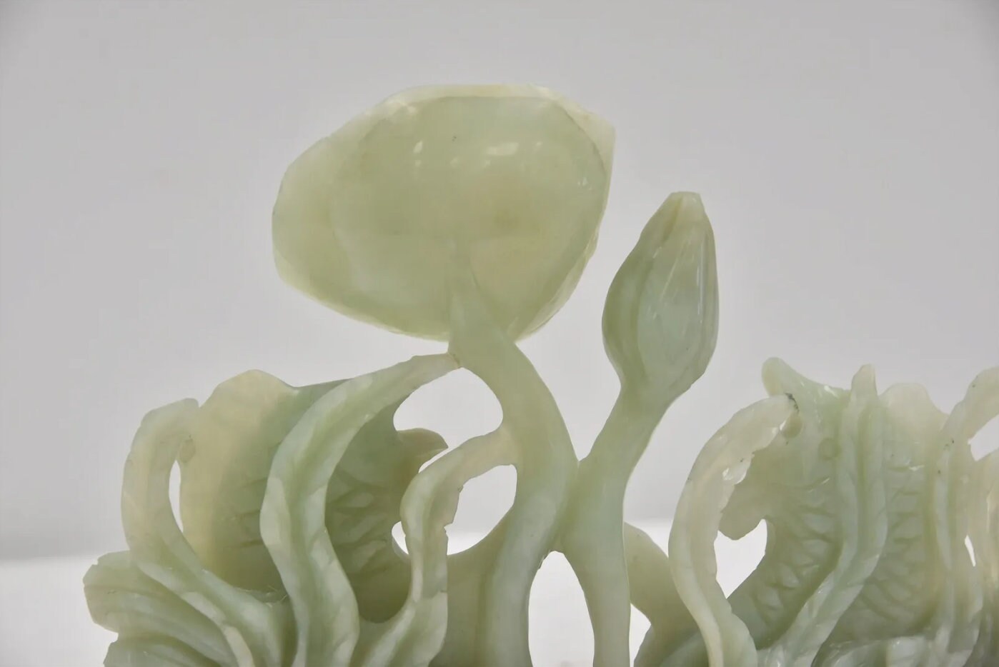 JADEITE Figurine-carved Jadite Fish Grouping on Lily Pad - Etsy