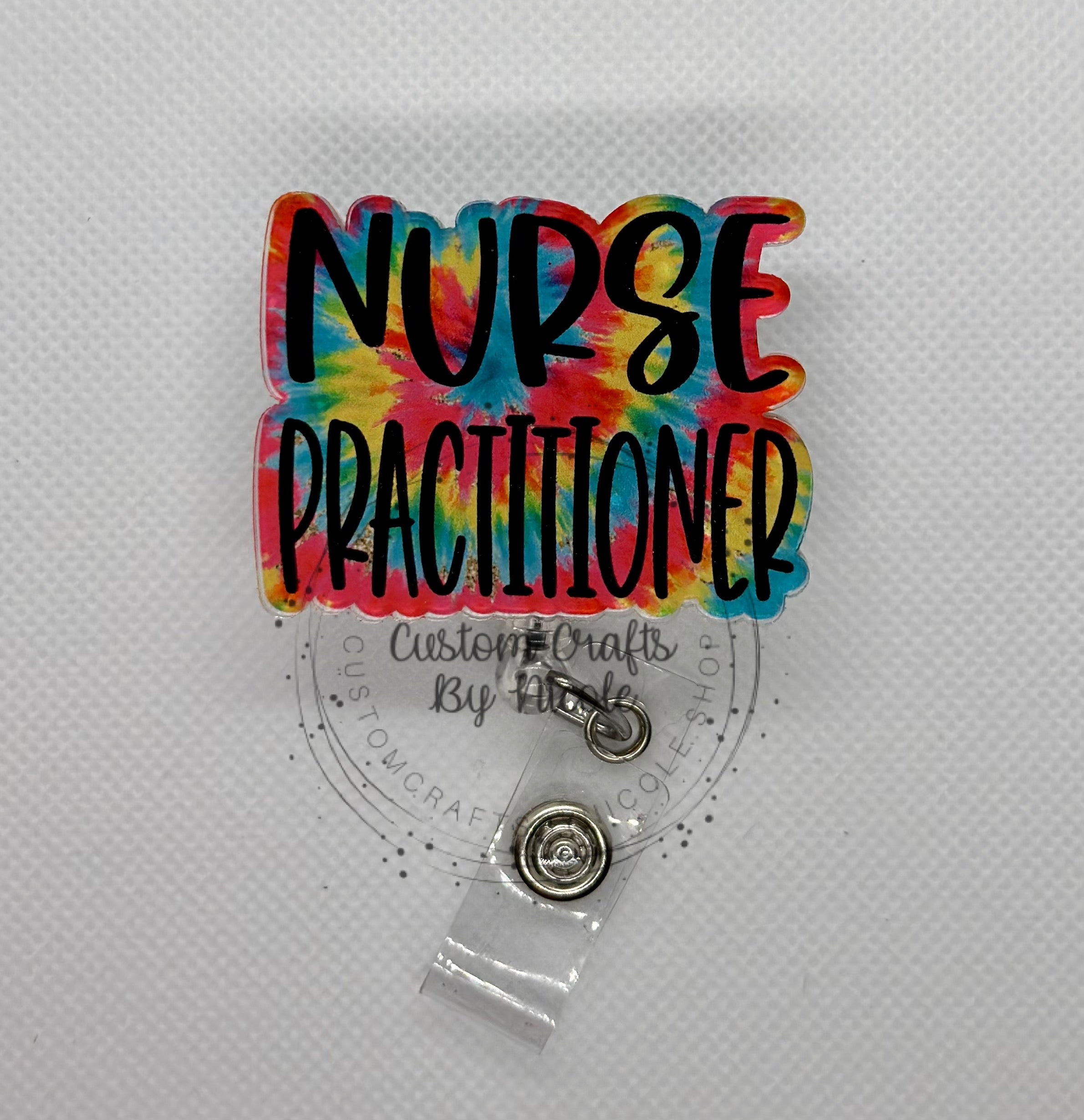 Nurse Practitioner Pinch Clip Badge Reel - RTS - Etsy