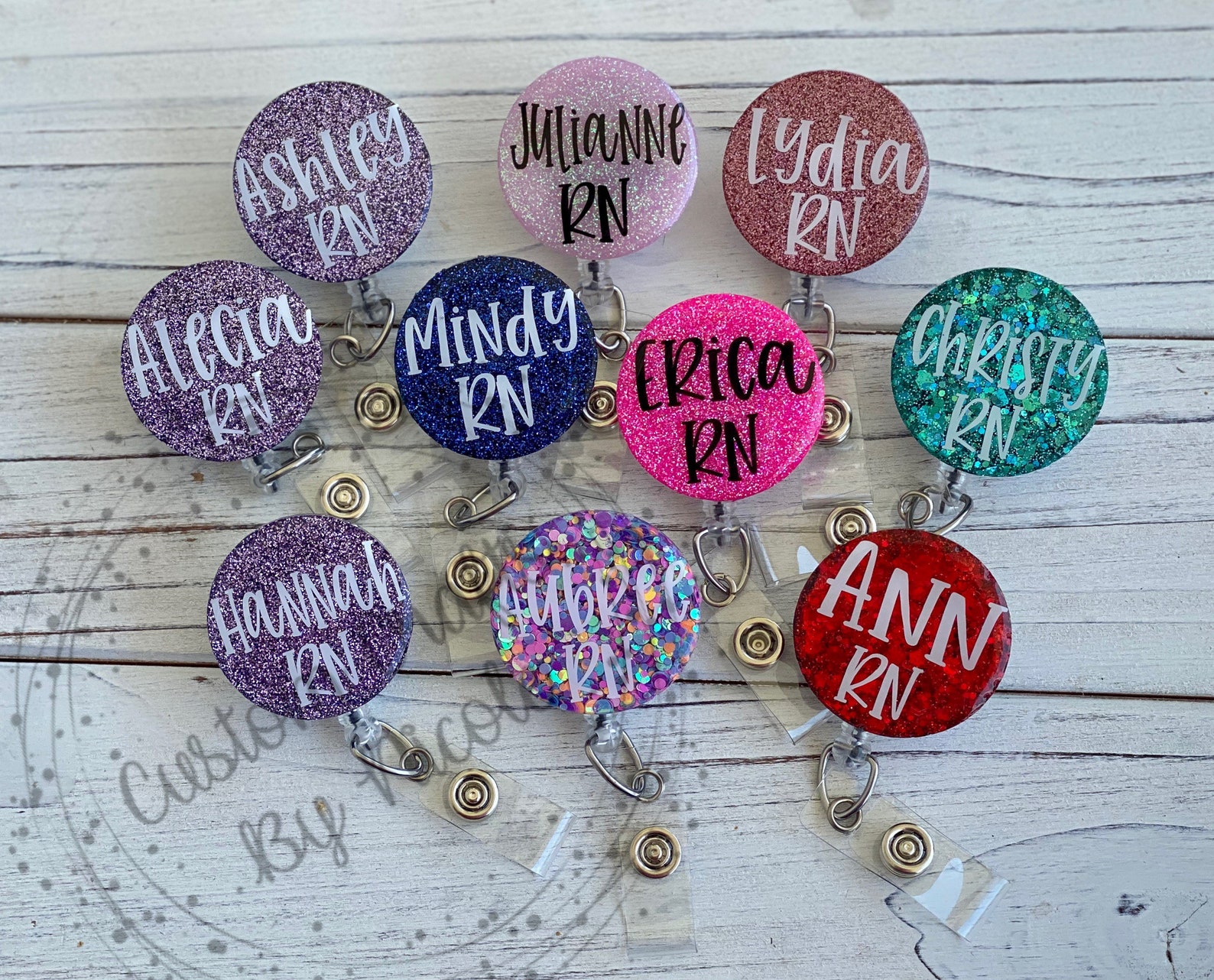 Custom Round Badge Reel - Etsy