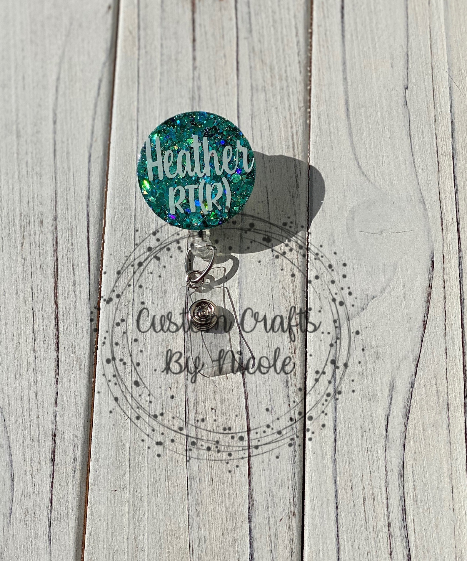Custom Round Badge Reel - Etsy