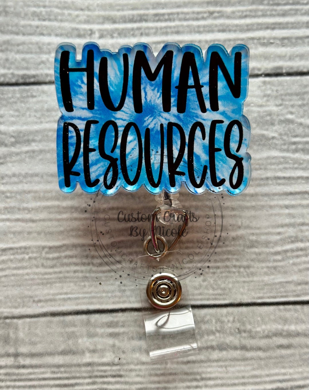 Human Resources - RTS Pinch Clip Badge Reel - Etsy