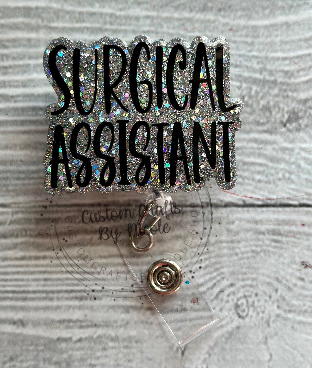 Surgical Assistant Pinch Clip Retractable Badge Reel - Etsy