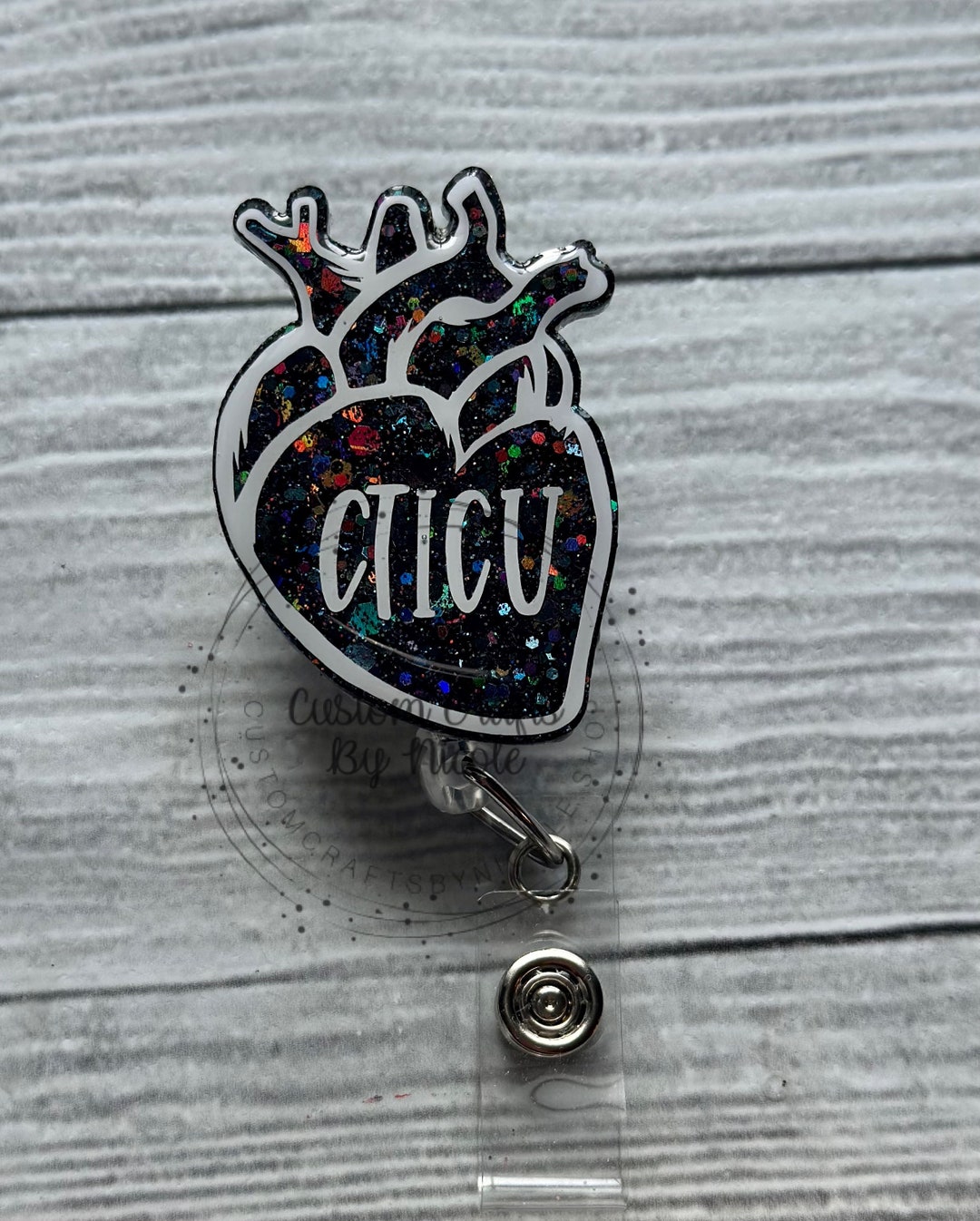 CTICU / CVICU - Cardiac Badge Reel - Etsy