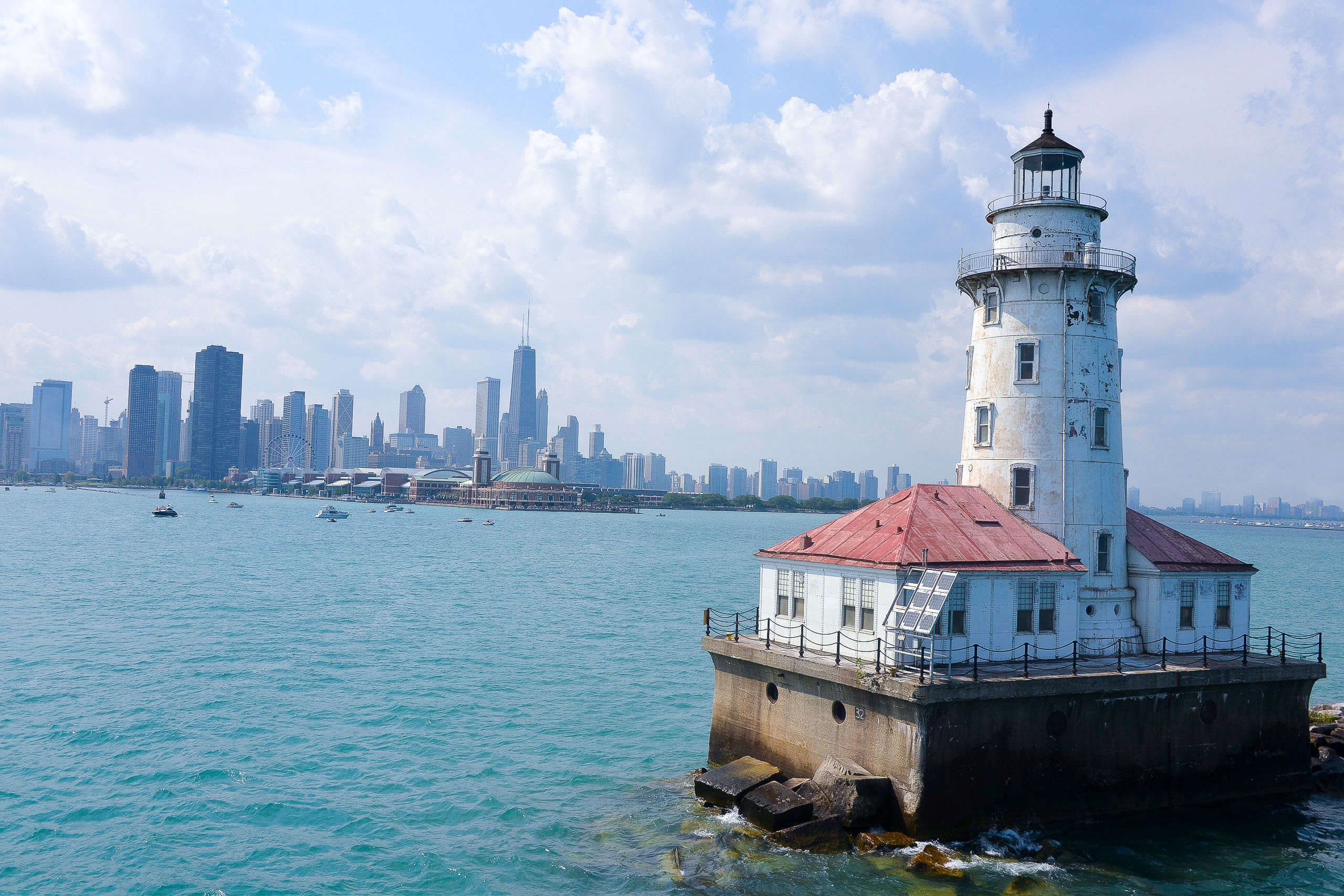 Chicago, Chicago Harbor Lighthouse, Chicago Air and Water Show, Navy ...