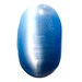 100% Natural Sky Blue Cat Eye Beautiful Gemstone Oval Shape Excellent ...