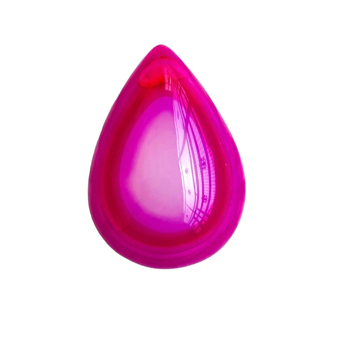 Gorgeous!!!! Pink Pear Aqeeq 100% Natural Gemstone High Quality Pendant ...