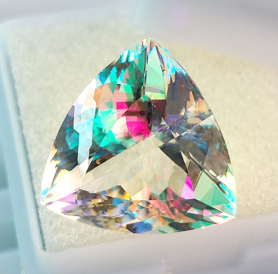 Mystic Opal Multi Color Trillion Shape Size 15x15x10mm | Etsy