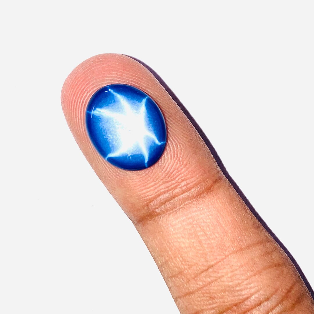 Precious!!!!! Blue Star Sapphire High Quality A++ Oval Shape 100% ...
