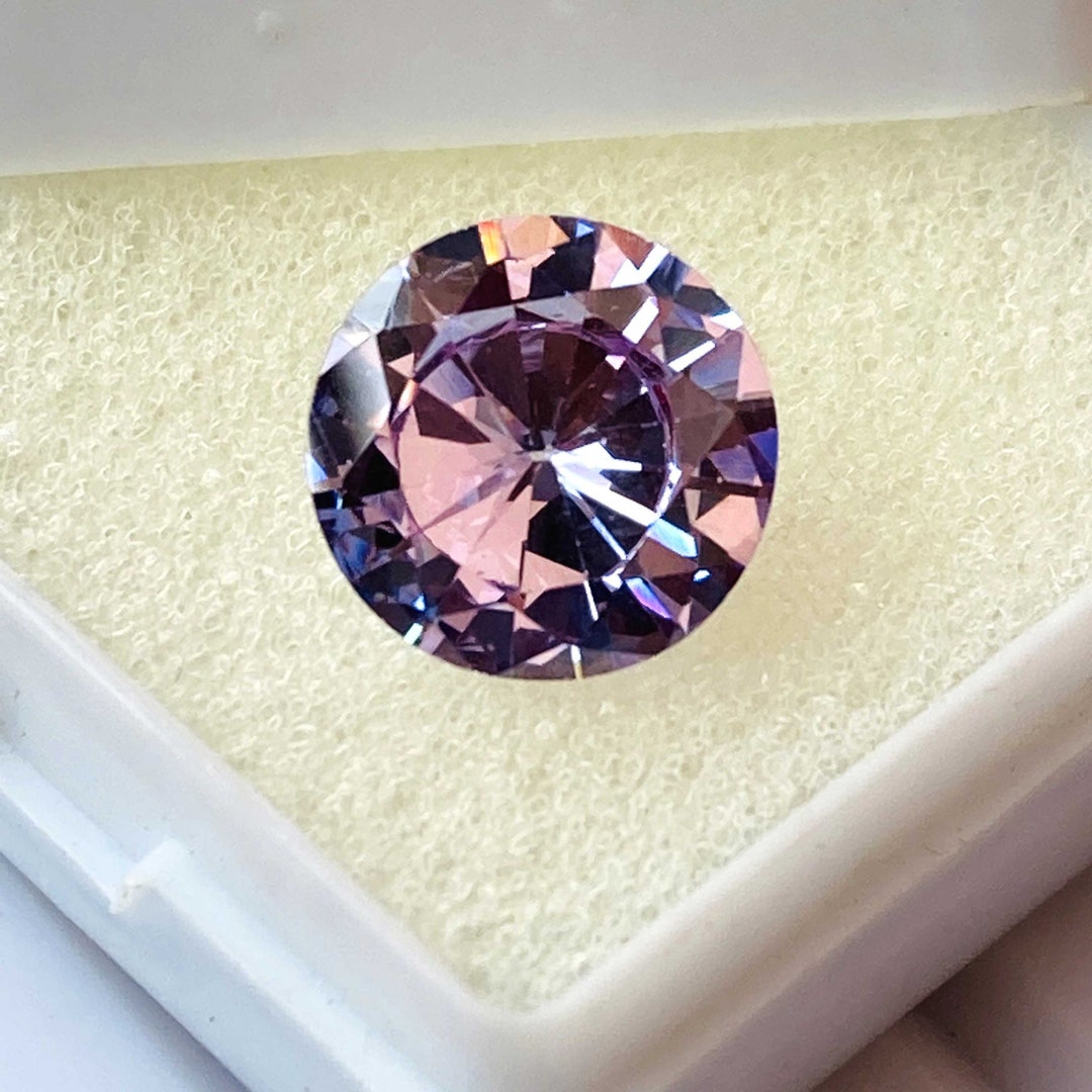 Diamond Light Purple Precious!!! Lab Created 5.45 Cts - Size 10x10x5 Mm ...