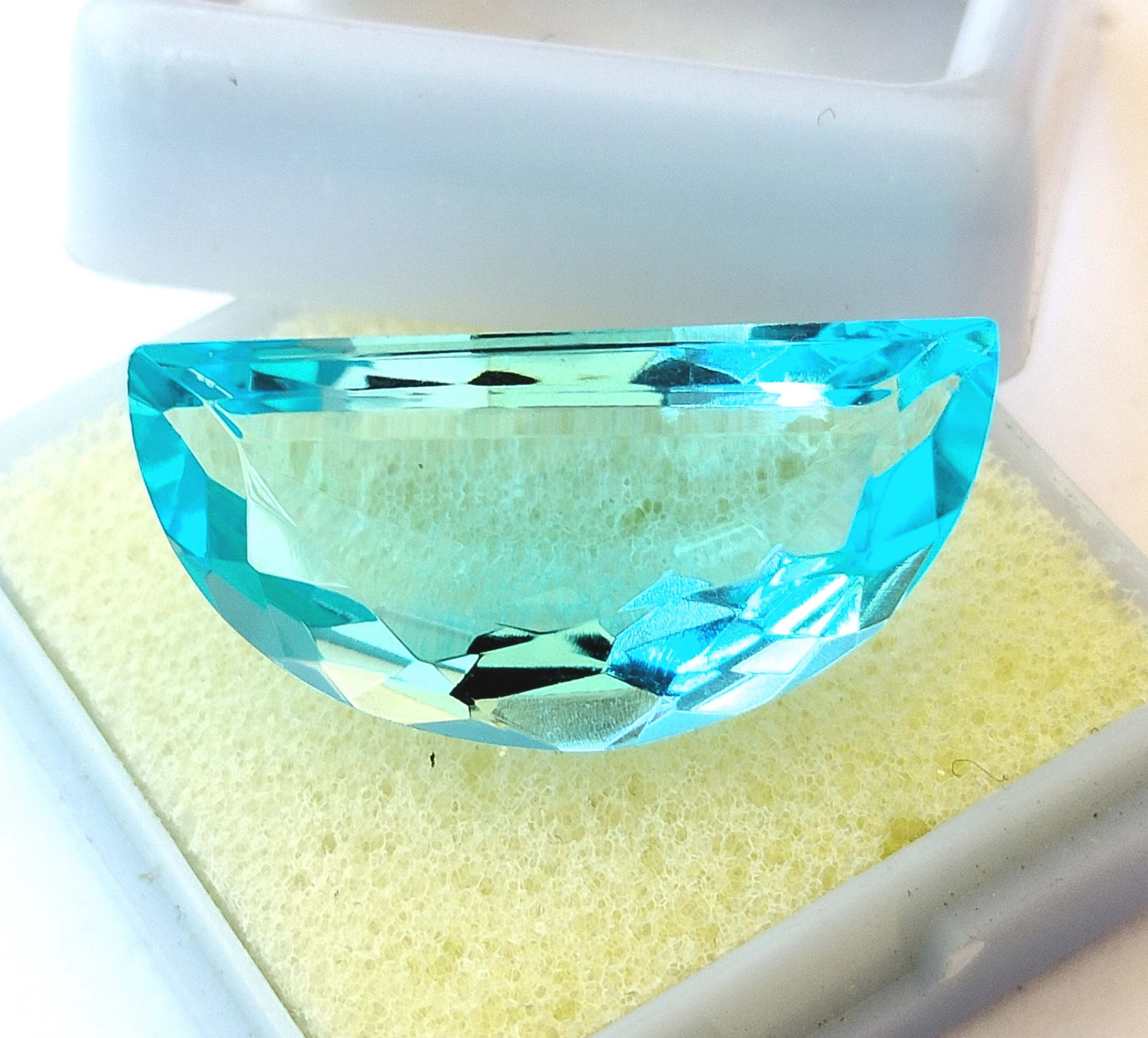 Sky Blue Topaz Fancy Shape Loose Gemstone 12.55 Cts Size | Etsy