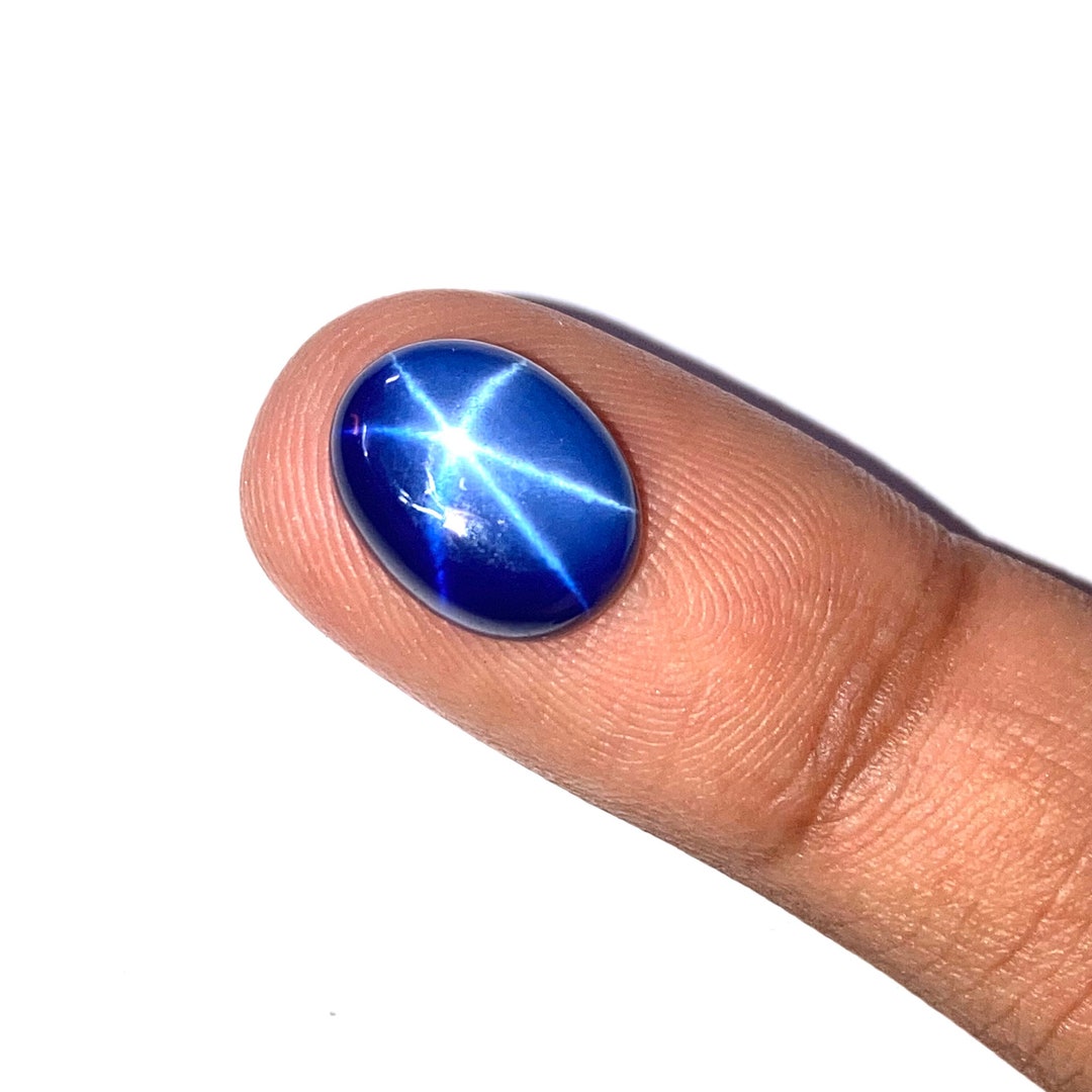 Precious!!!!! Blue Star Sapphire High Quality A++ Oval Shape 100% ...