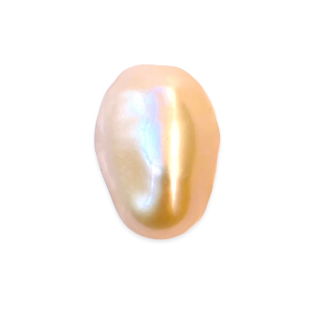 Japan White Pearl 100% Natural Fresh Water Pearl Fancy Shape Gemstone ...