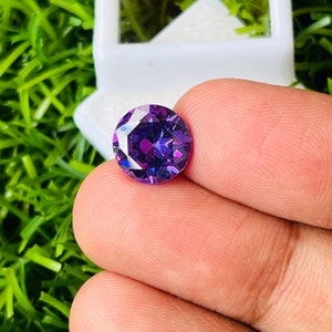 Diamond Purple Precious!!!!!! 6.95 Cts - Size 10x10x5 Mm Ring Size ...