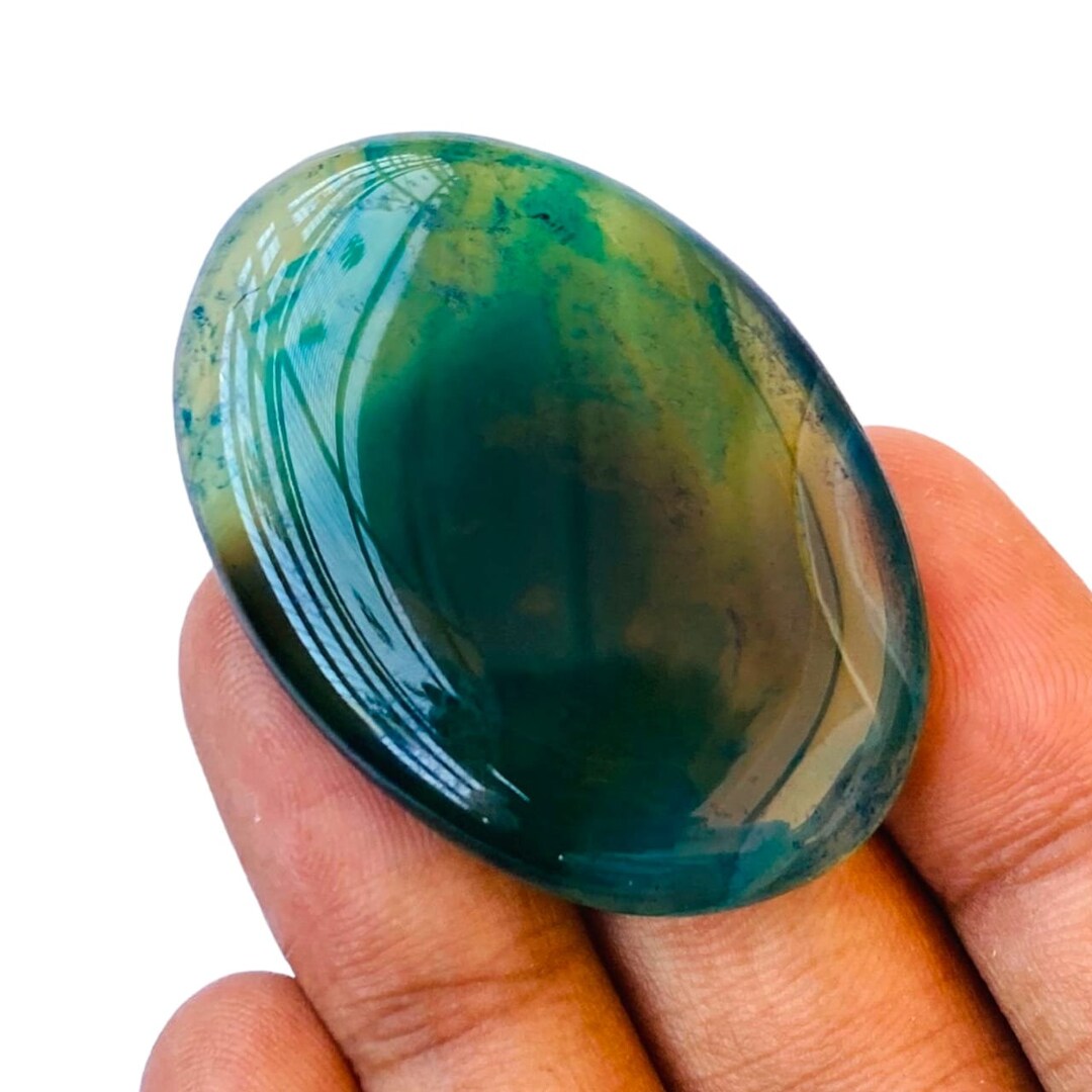 AA+++ Green Beautiful!!!!! Pendant Size Aqeeq 100% Natural Gemstone ...