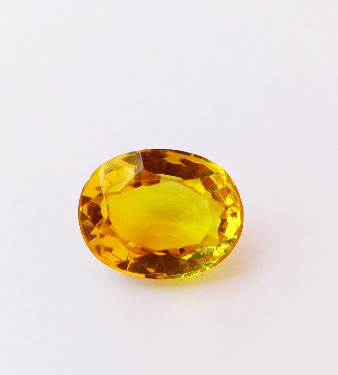 Beautiful Yellow Topaz Loose Gemstone 8.35cts Size 14x11x7mm - Etsy