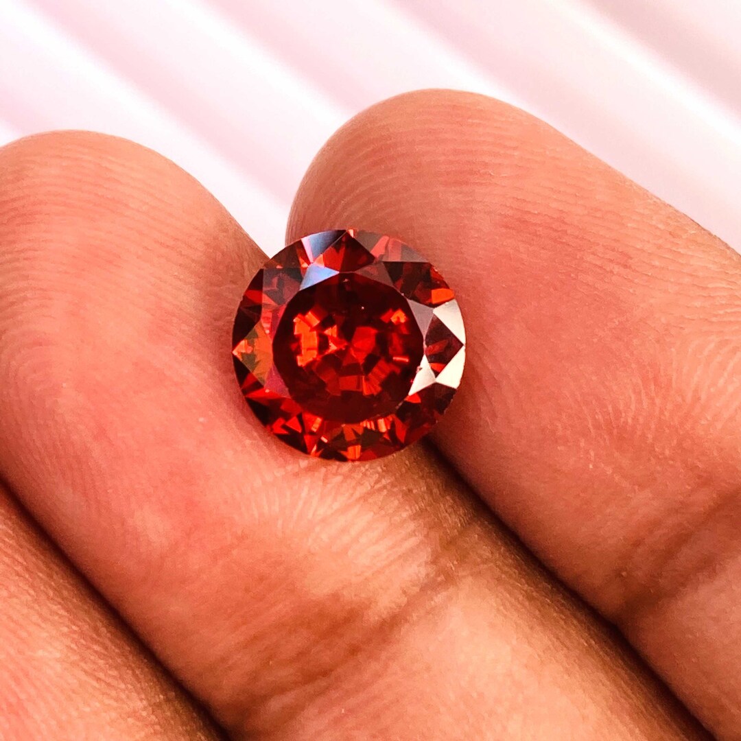 Red Diamond!!!!!! Beautiful Ring Size Gemstone Top High Quality Round ...