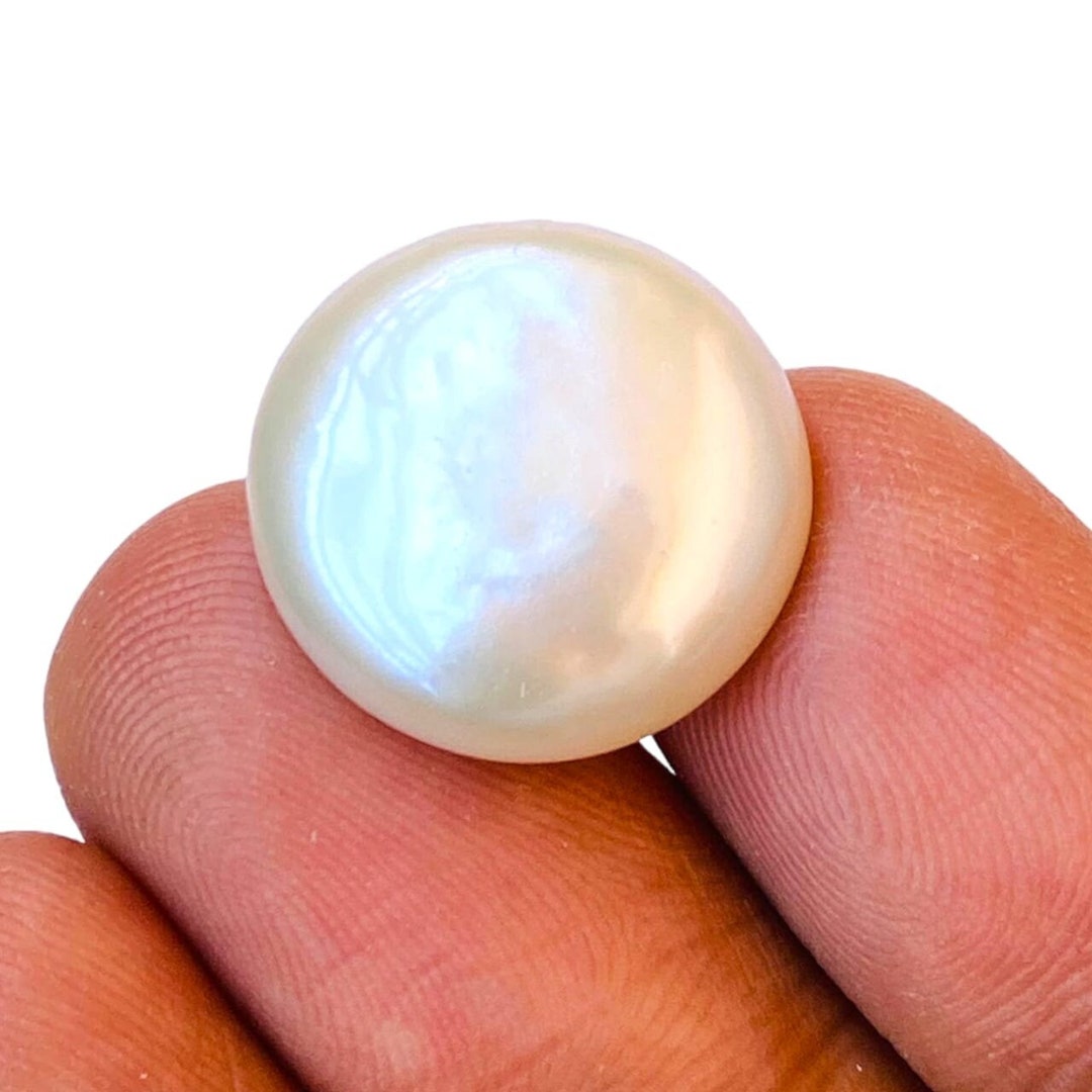 Basra White Pearl 100% Natural Oval Shape Beautiful Precious Pearl High ...
