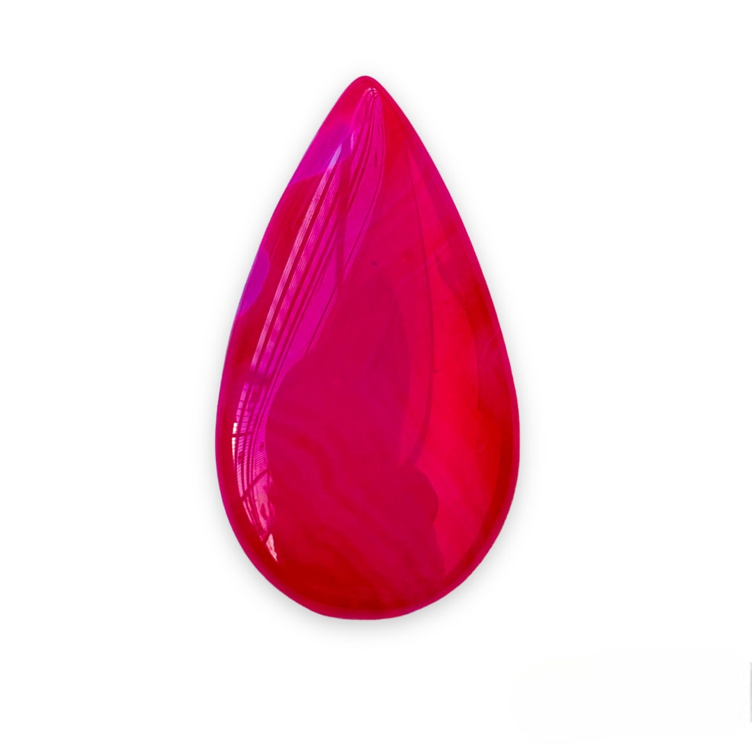 Amazing!!!! Pink Pear Aqeeq 100% Natural Gemstone High Quality Pendant ...