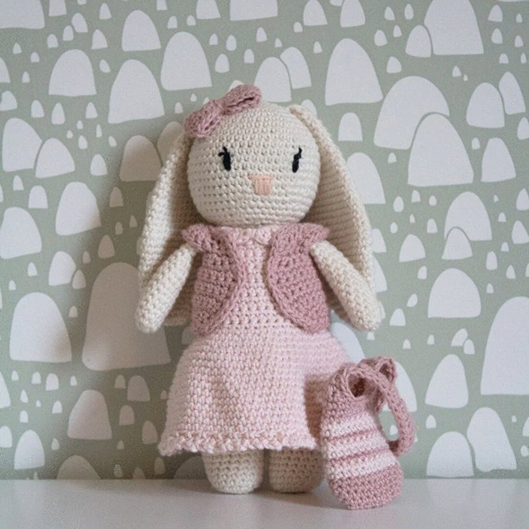 Clothes for Girl Bunny - Crochet Pattern - Etsy