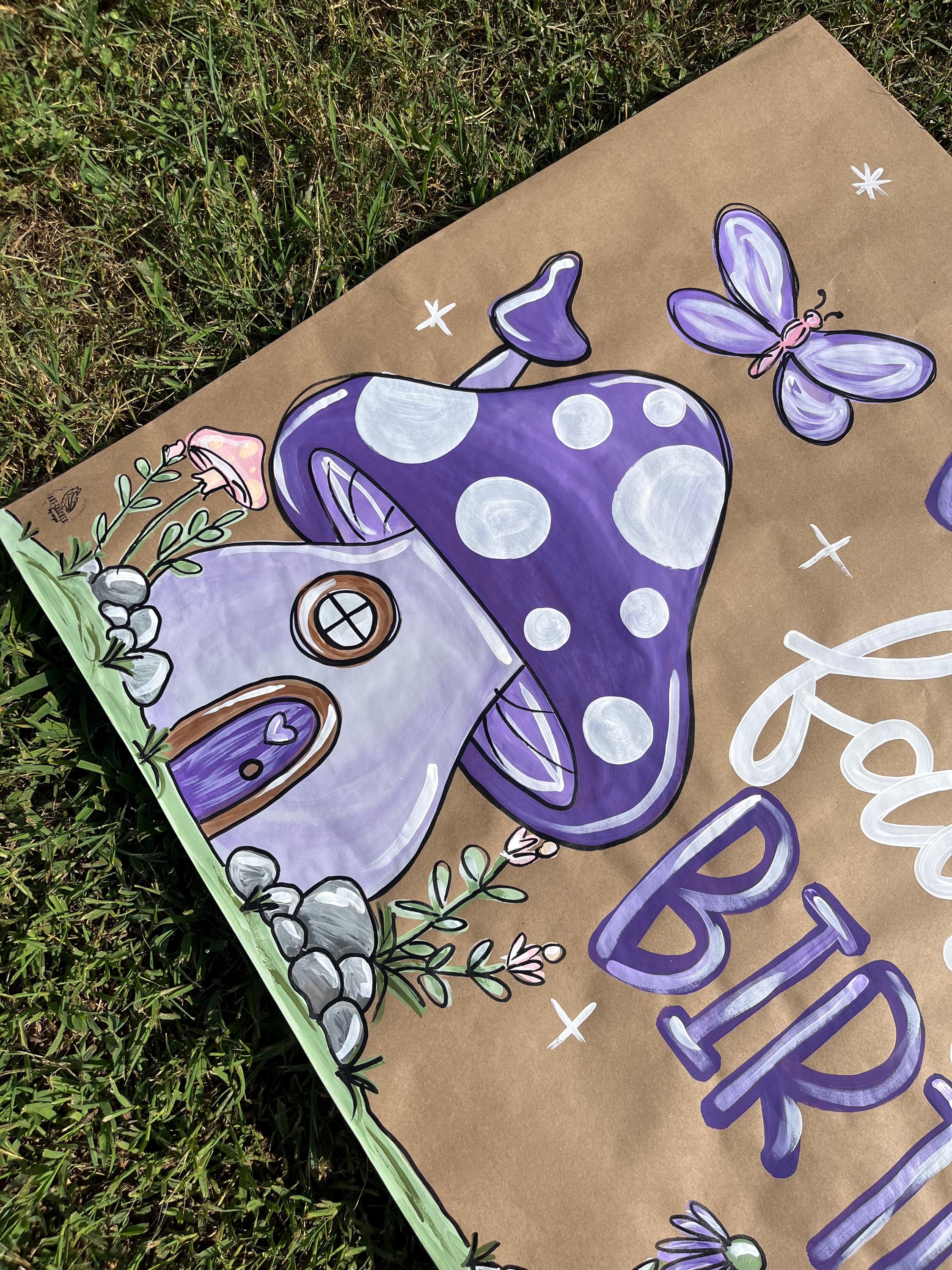 Handpainted Fairy One Banner - Etsy