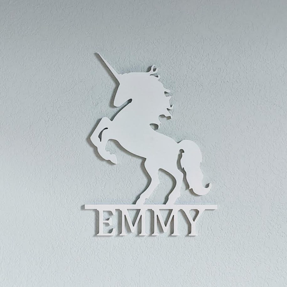 Custom Unicorn Wood Cutout Sign Personalized Unicorn Name Sign | Etsy